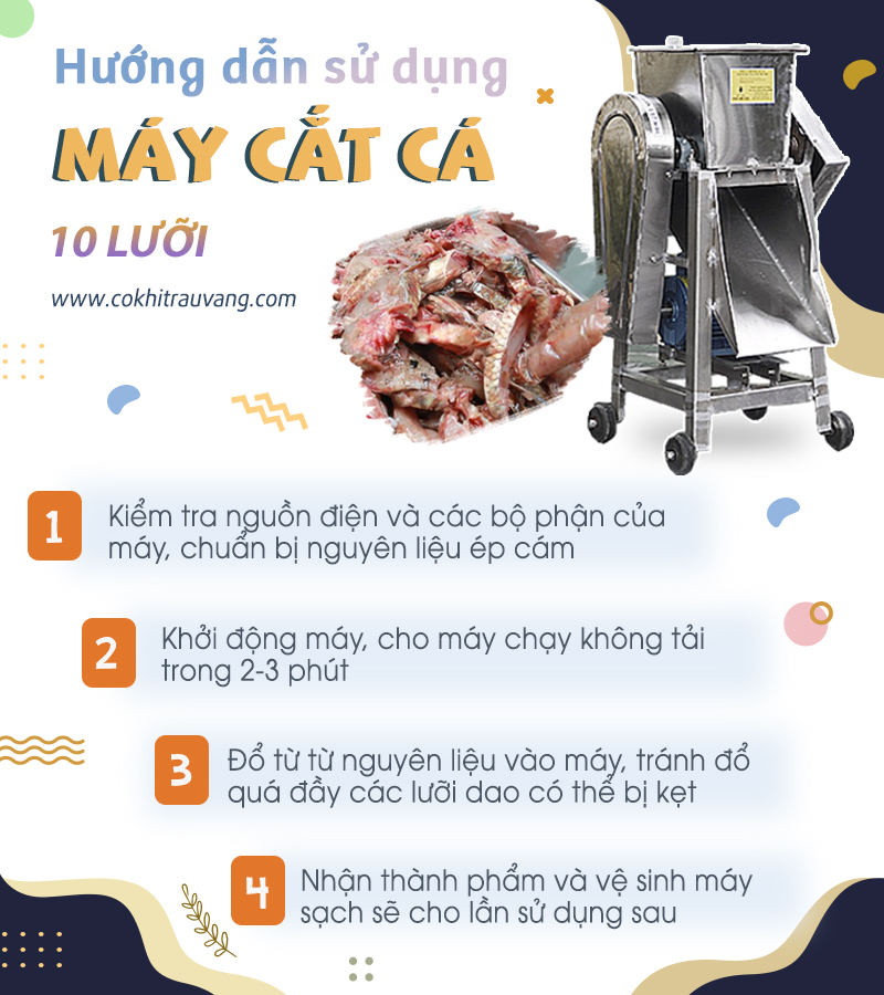 máy cắt cá mồi - Cơ khí Viễn Đông